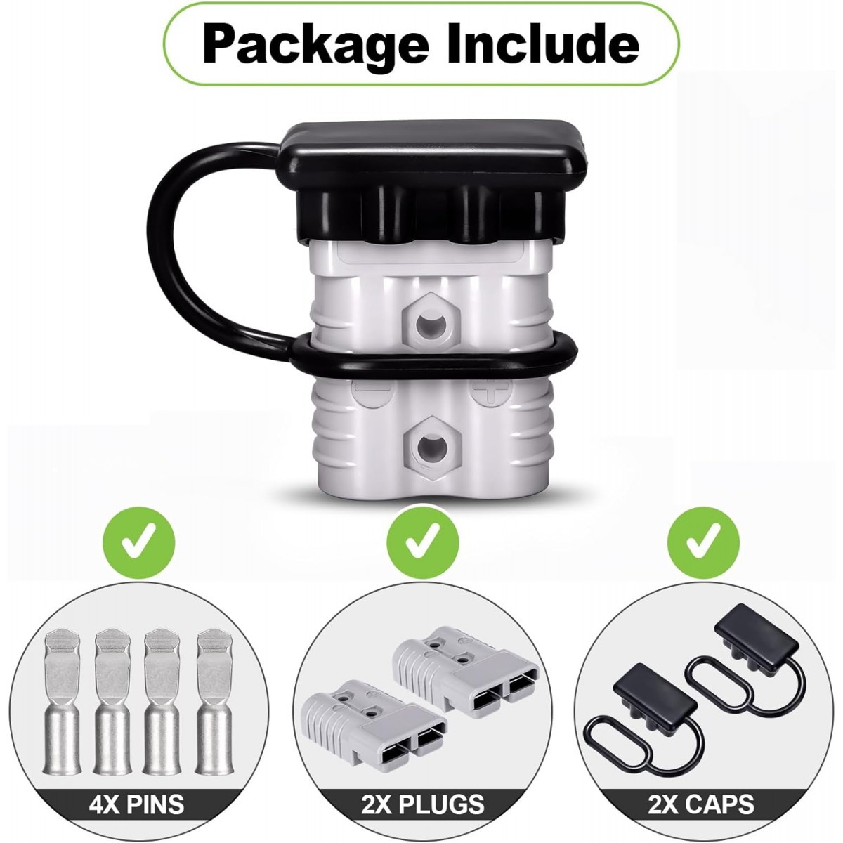 CONNECTEUR RAPID QUICK HD 50 amp + cache poussière