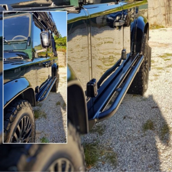 ROCK SLIDER - Tree sliders LAND ROVER Defender 110 - DJEBELXTREME
