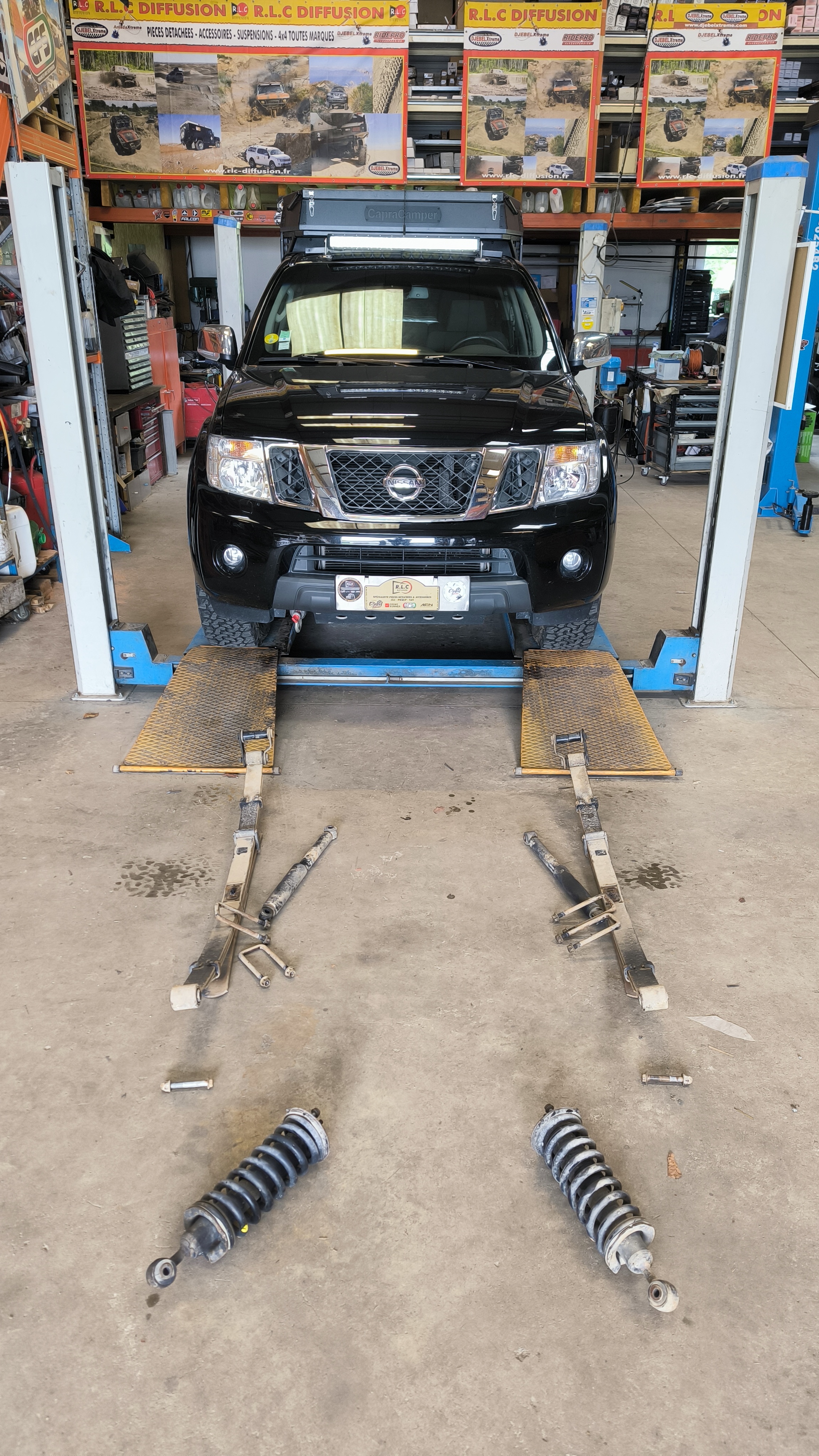 [Atelier] Préparation Nissan Navara D40 : Kit Suspension et Blindage